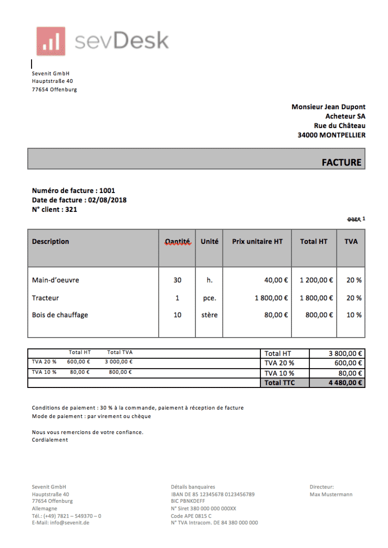 Modèle de facture : 11 modèles gratuits à télécharger