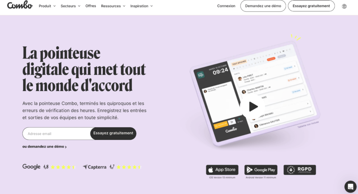 Les 7 meilleurs logiciels de pointage en 2025