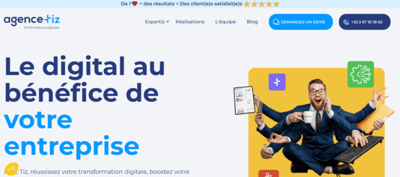 Les 10 meilleures agences web en France - Comparatif 2026